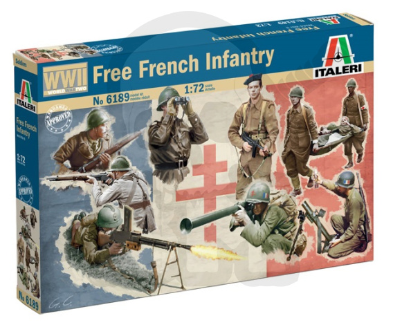 Battle-Models > 1:72 WWII Free French Infantry